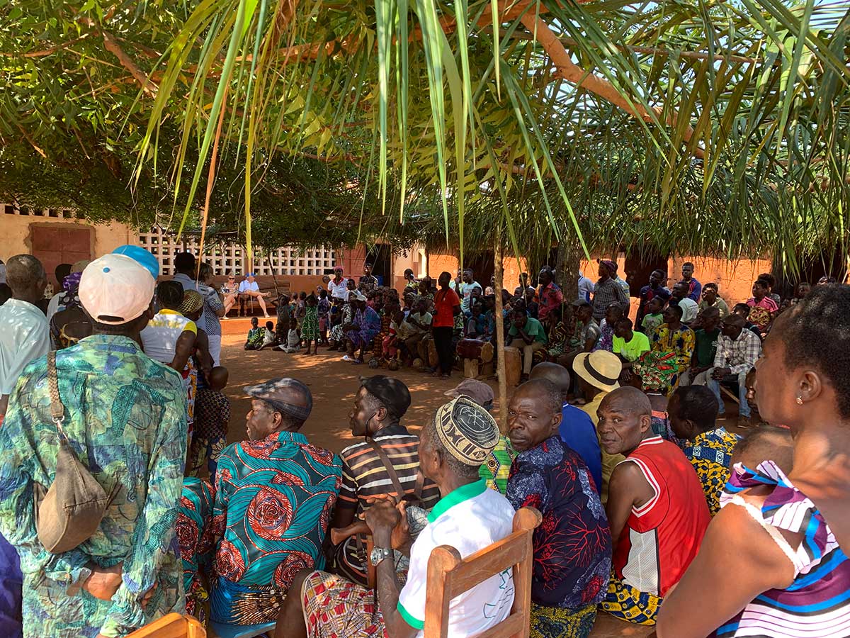 Empfang in Zooti | Aktion PiT - Togohilfe e.V.